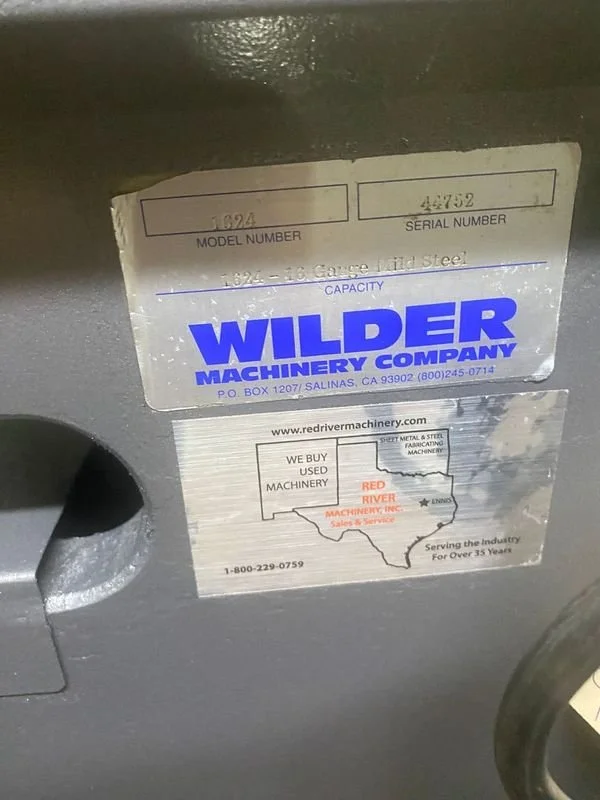 Used Machines — Red River Machinery Inc