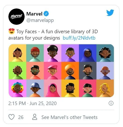 Toy Faces 3D Avatar Library | 3D Illustrations — Amrit Pal Singh ...