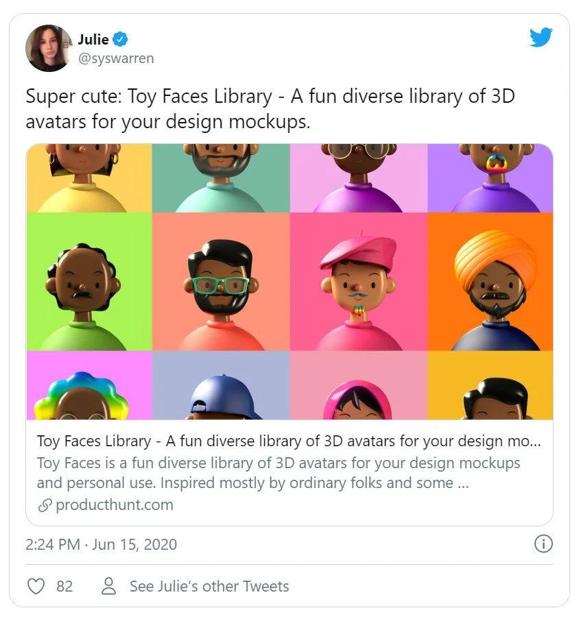 Toy Faces 3D Avatar Library | 3D Illustrations — Amrit Pal Singh ...