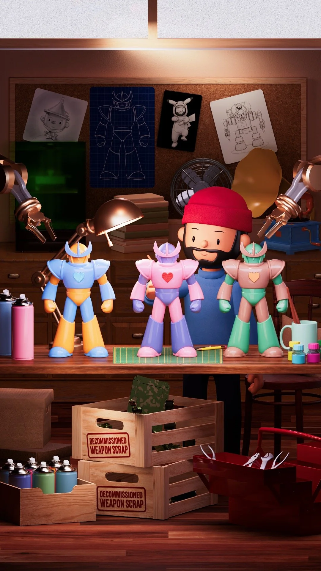 Toy Maker | Amrit Pal Singh | 3D Art | Virtual Avatar | 3D Character ...