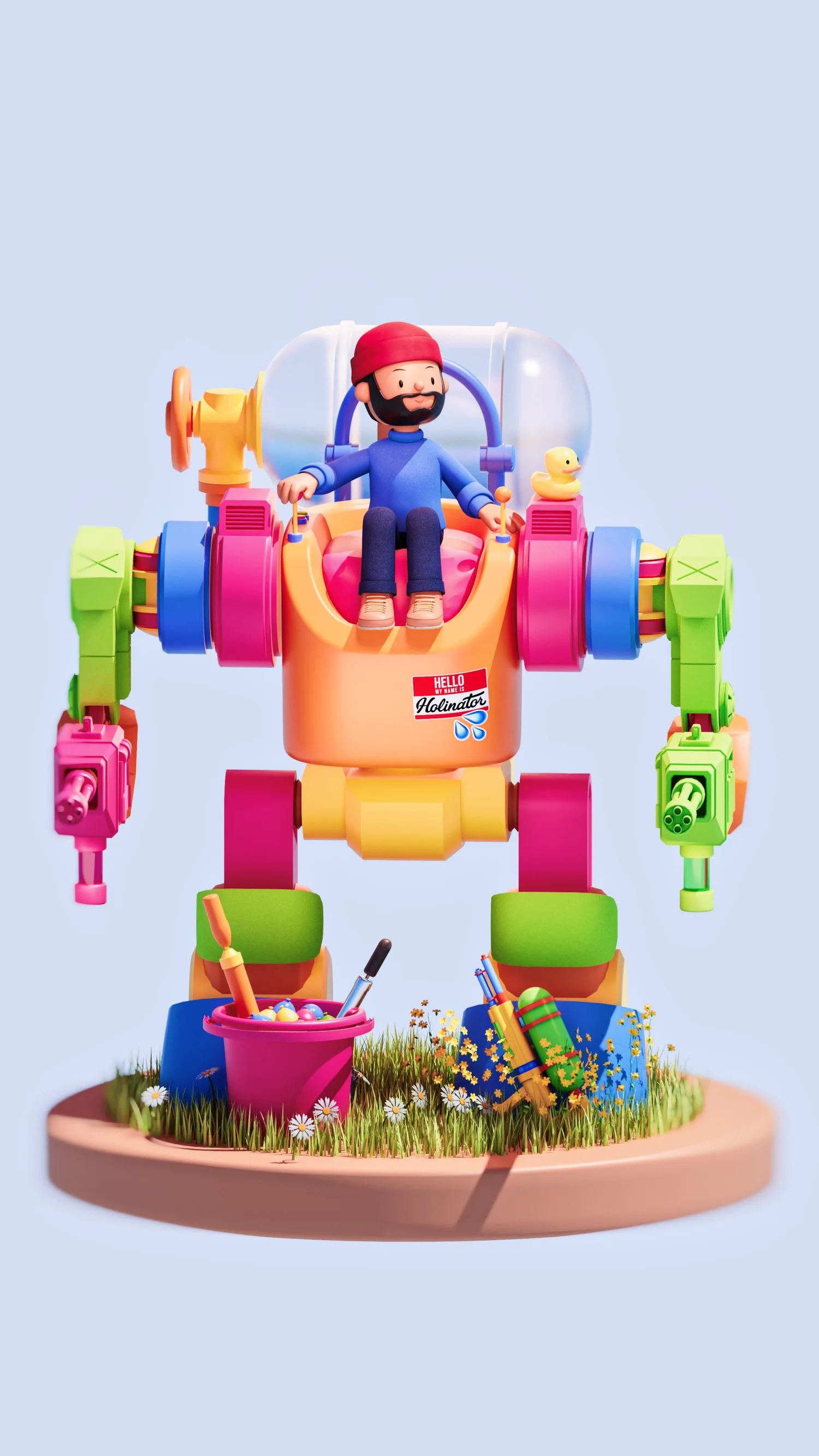 Toy Maker | Amrit Pal Singh | 3D Art | Virtual Avatar | 3D Character ...