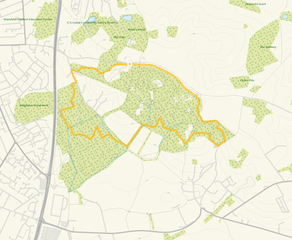 Shotover Country Park walk and map — Local Walks