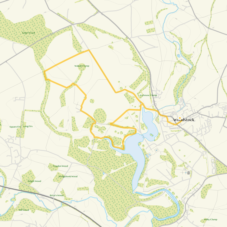 Blenheim Park and Woodstock walk with route map — Local Walks