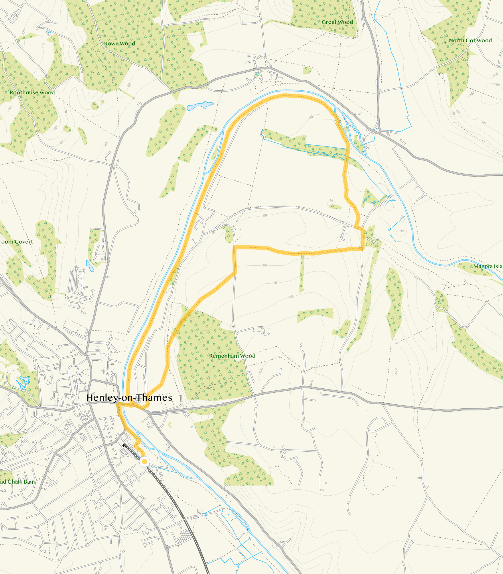 Henley Walks and Route Map — Local Walks