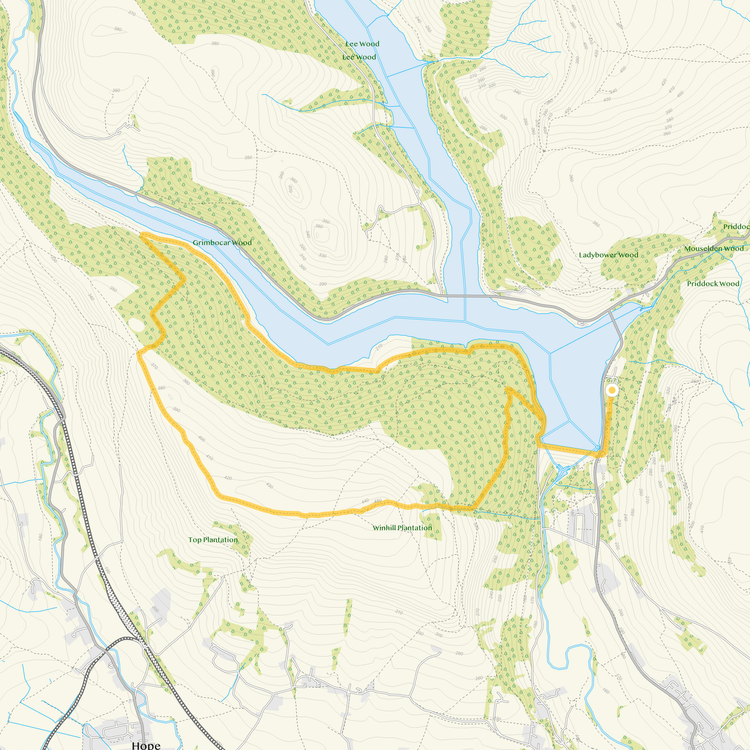 Ladybower Reservoir Walk and Map — Local Walks