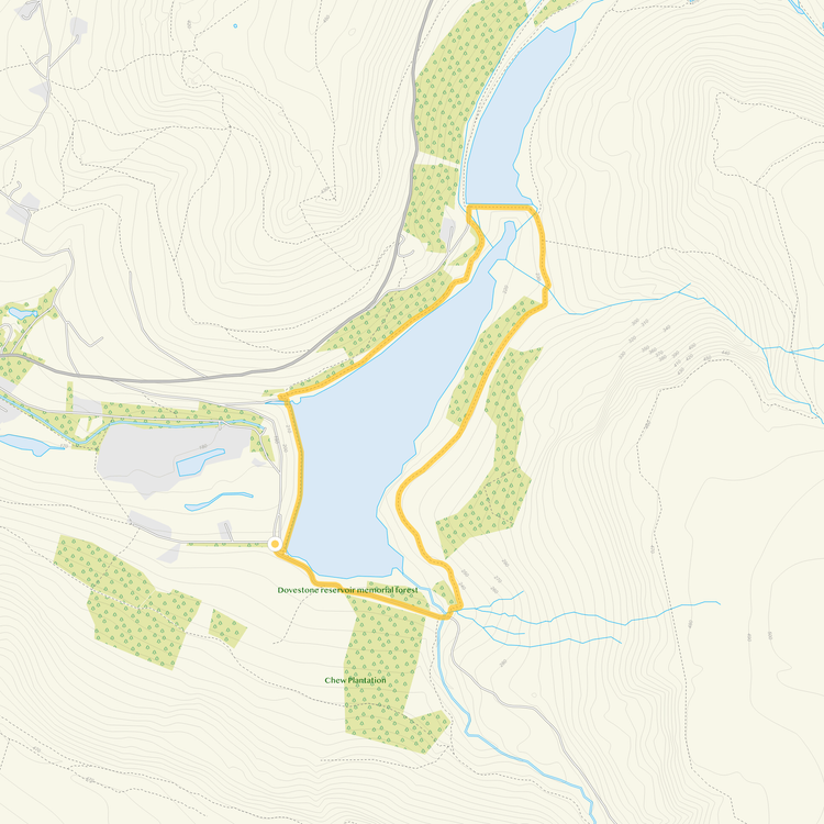 Dovestone Reservoir Walk and Map — Local Walks