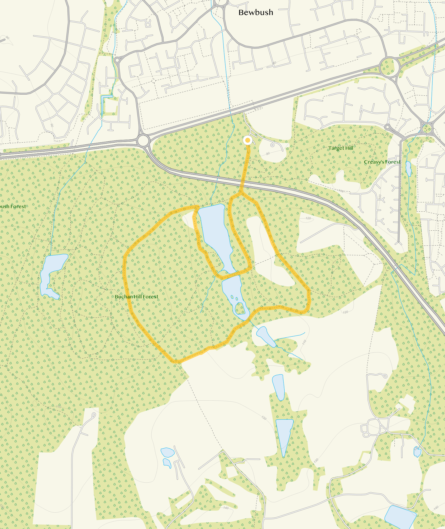Buchan Country Park Walk and Map — Local Walks