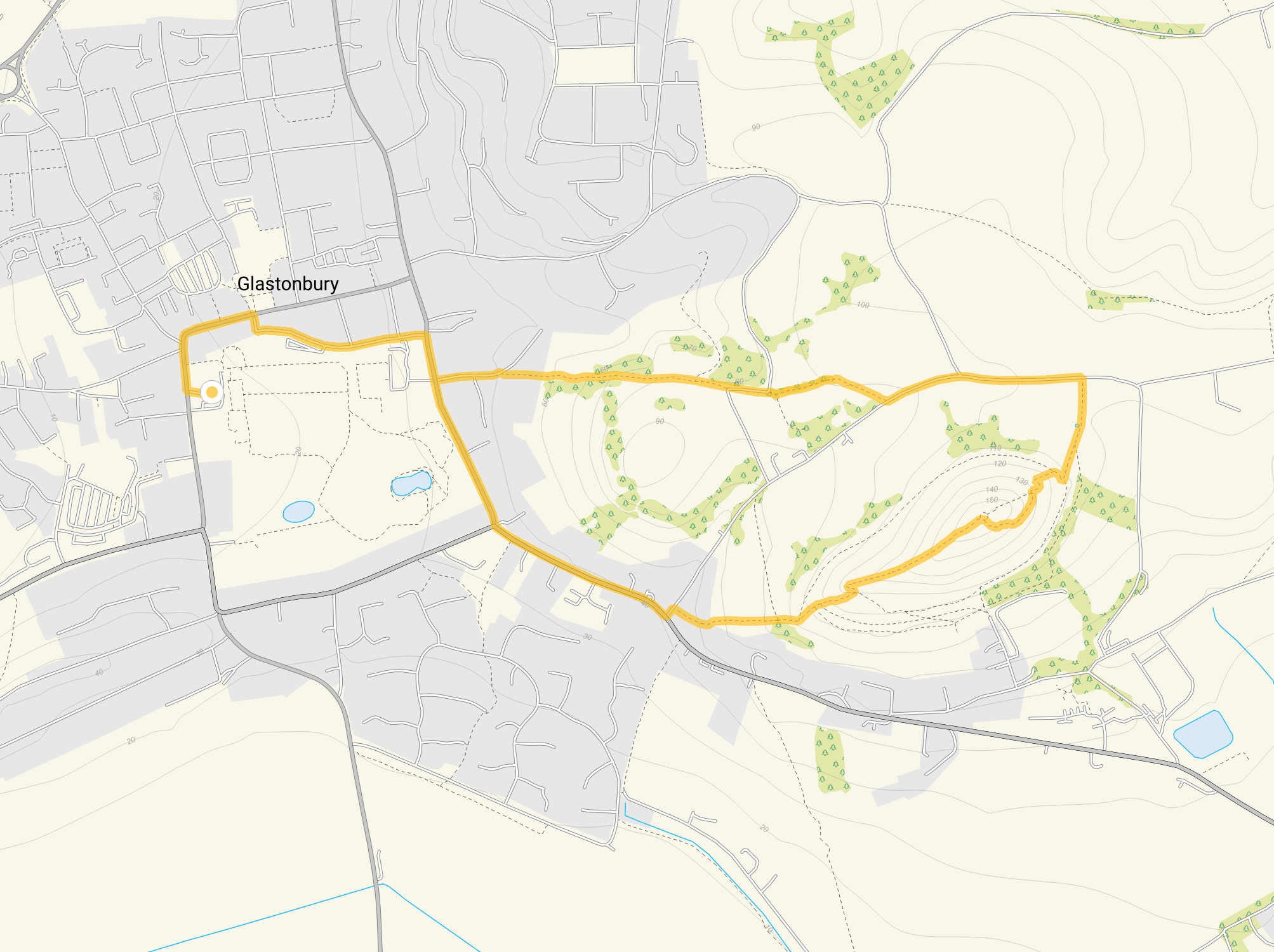 Glastonbury Tor Walk and Route Map — Local Walks
