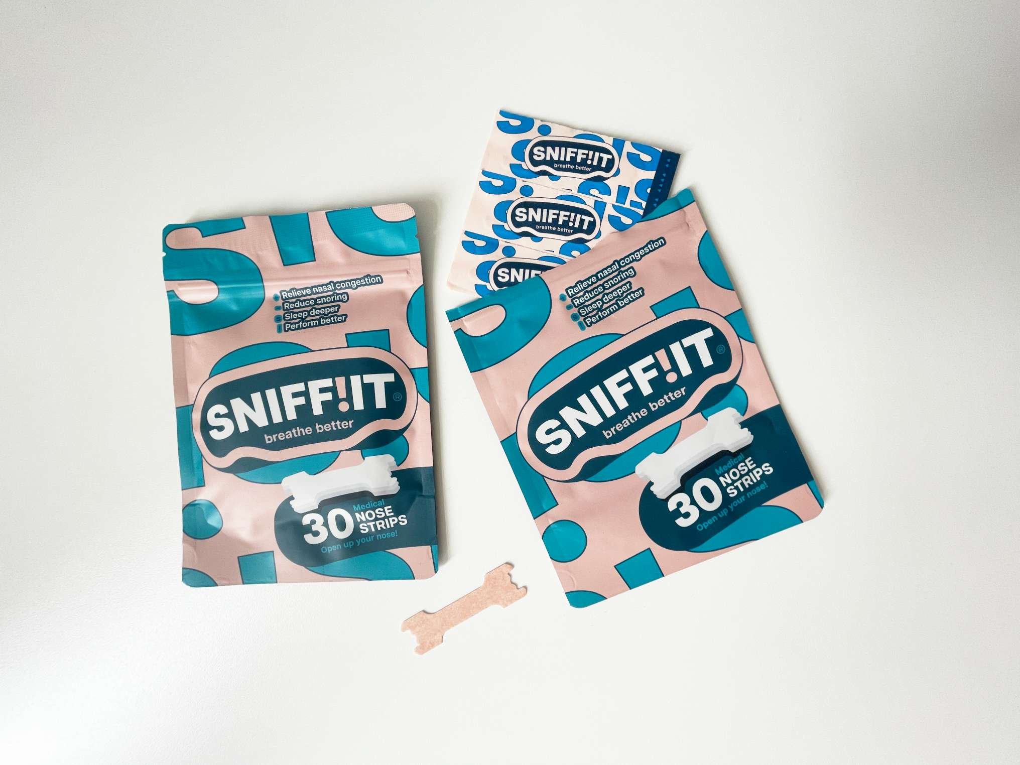 Sniffit Neusstrips: minder snurken, dieper slapen