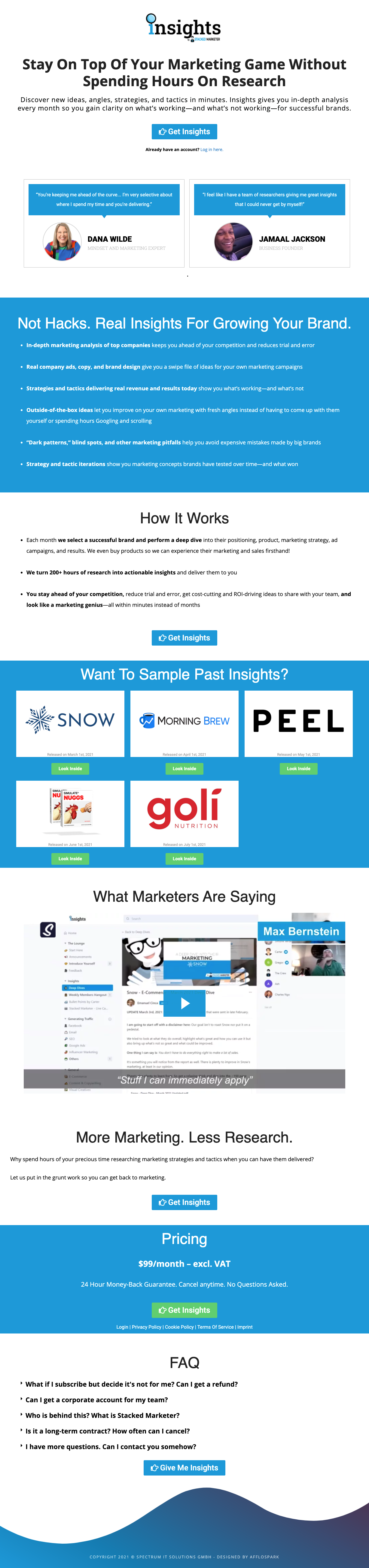 Stacked Marketer sales page copy sample — Joe Cunningham | Copywriter