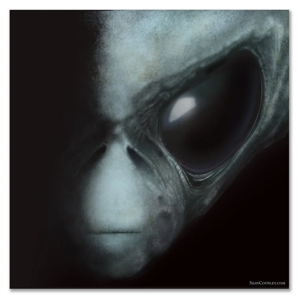 Grey Alien Art