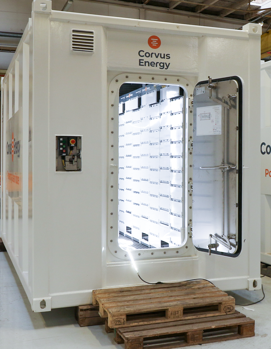 Corvus Containerized Battery Room awarded Type Approval from DNV ...