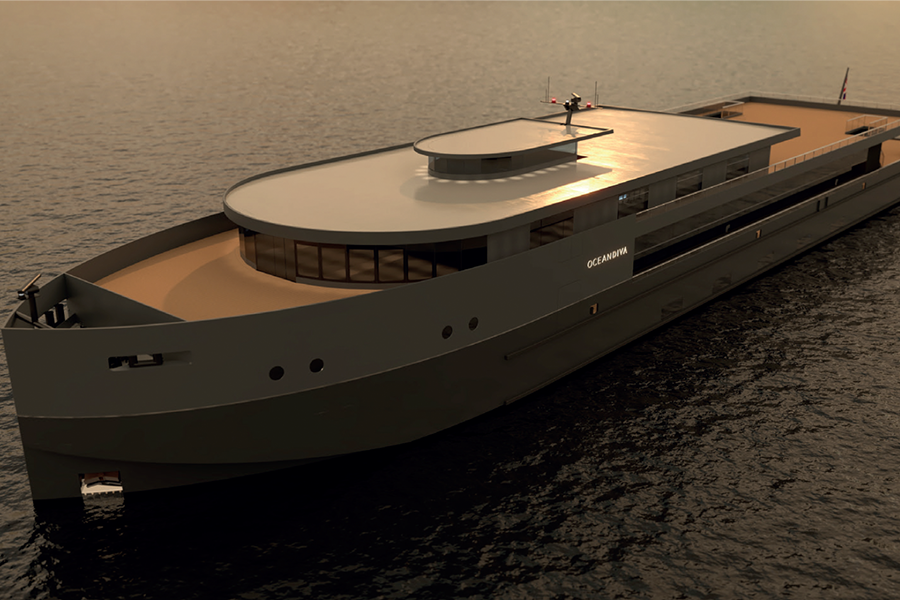 EST-Floattech battery packs for world’s first CO 2 -neutral event vessel Oceandiva London ...