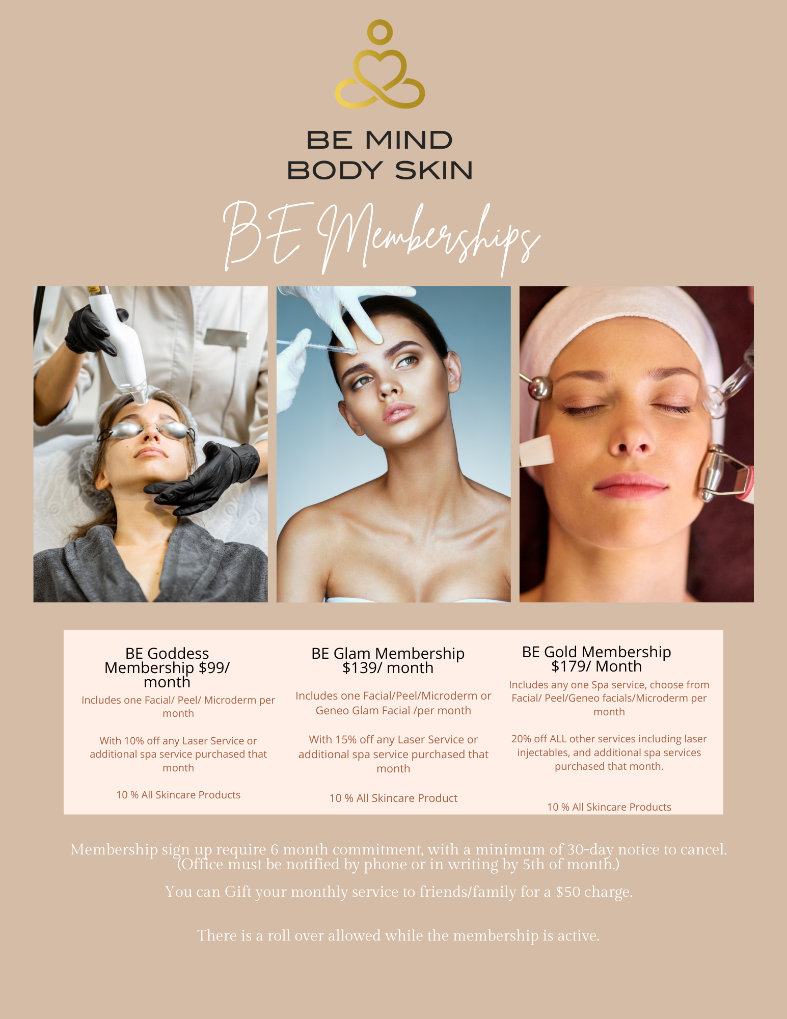 BE Mind Body Skin Memberships | Ocean NJ / Monmouth County Holistic ...