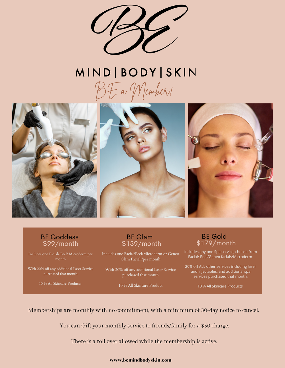 BE Mind Body Skin Memberships | Ocean NJ / Monmouth County Holistic ...
