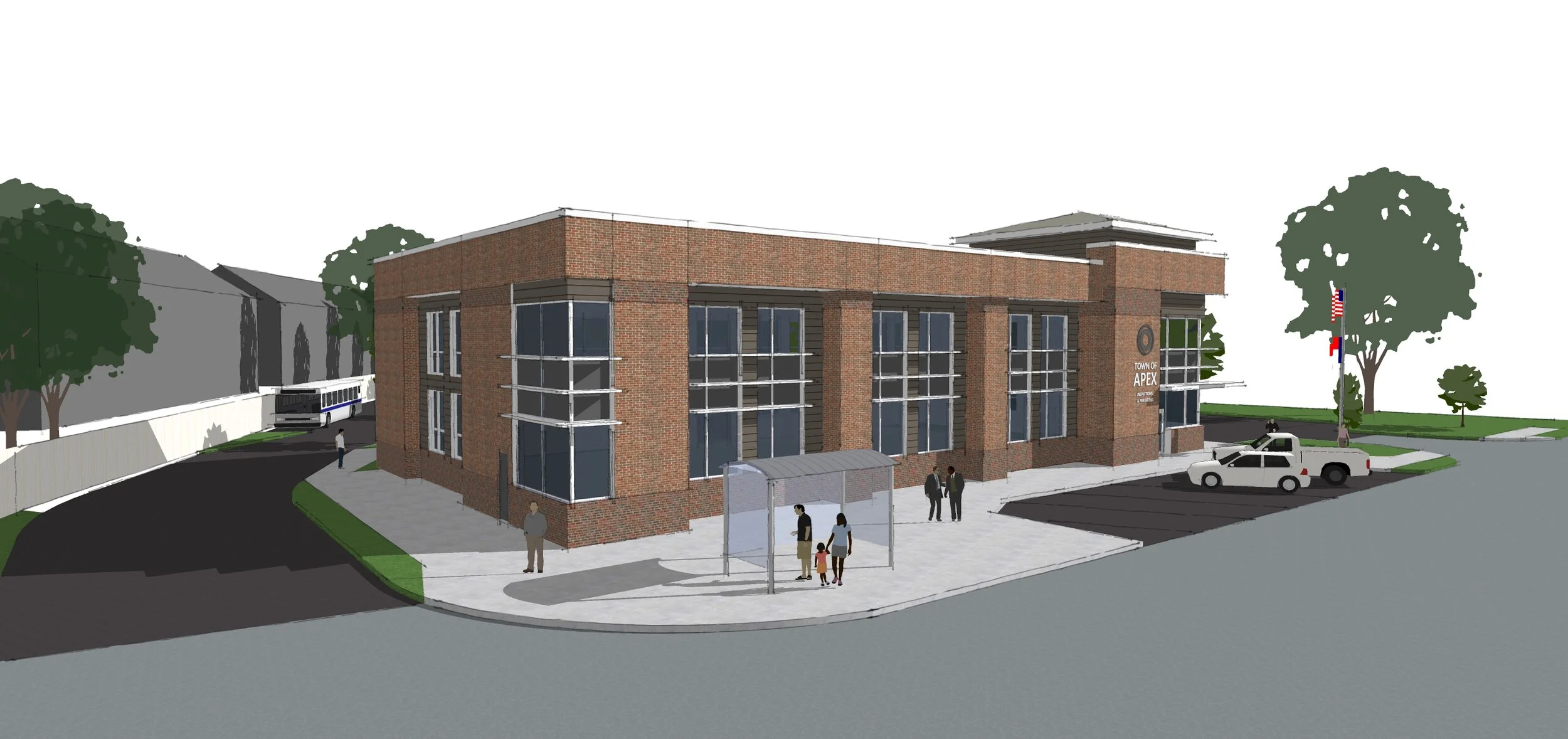 Hobbs Architects • Apex Municipal Building