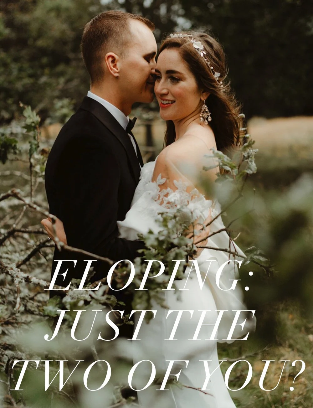 Eloping : With or Without guests and family? Just fr the two of you ...