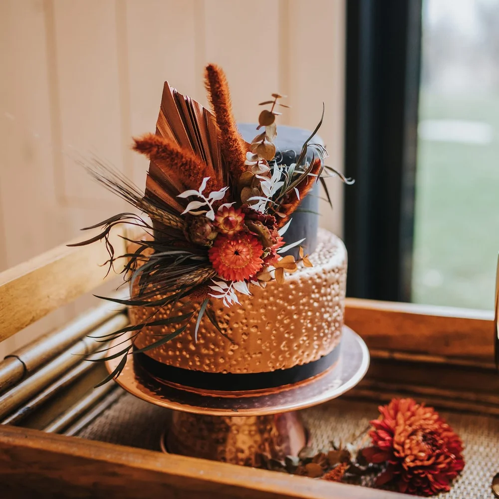 Black and copper wedding 60 photos - Vianawedding.com