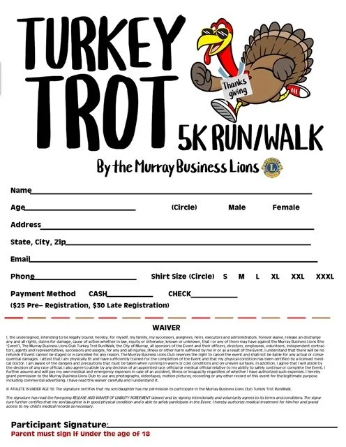 7th Annual Turkey Trot — Murray, Kentucky Tourism
