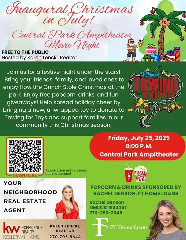 Christmas in July Movie Night — Murray, Kentucky Tourism