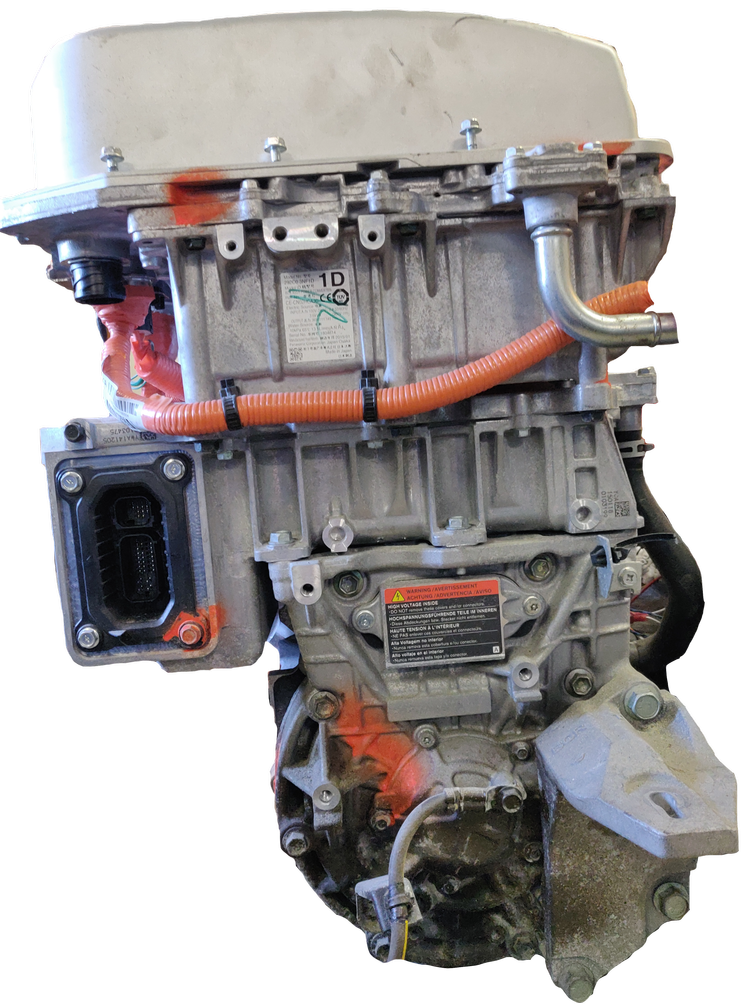 EV conversion kit with Nissan Leaf parts (used) | Resolve-EV
