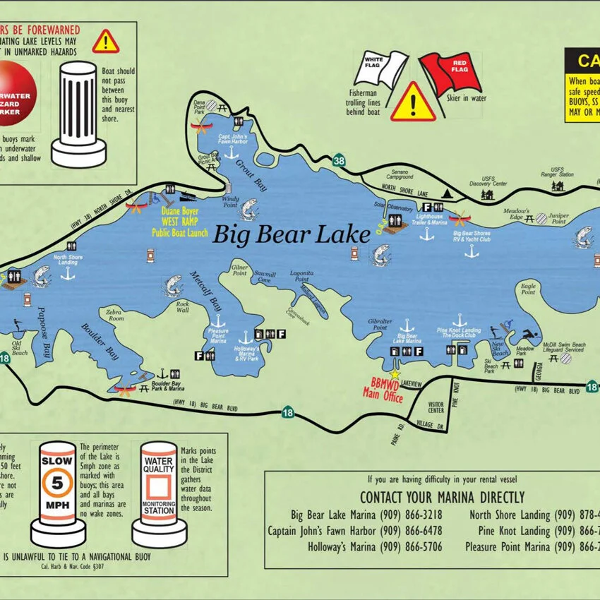 Lake Maps — Pleasure Point Marina
