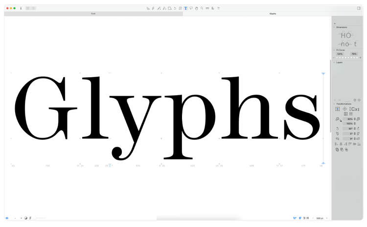 Glyphs Basics mini-course — Type Design Class