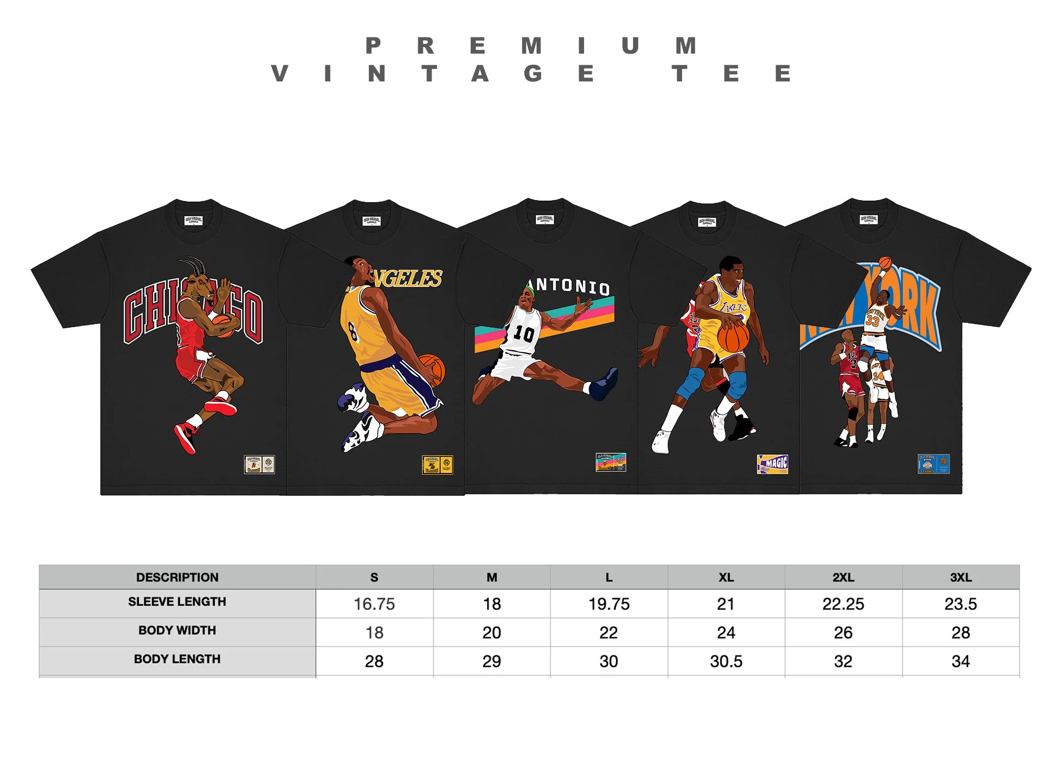 Sizing & Measurements — oldschoolrookie
