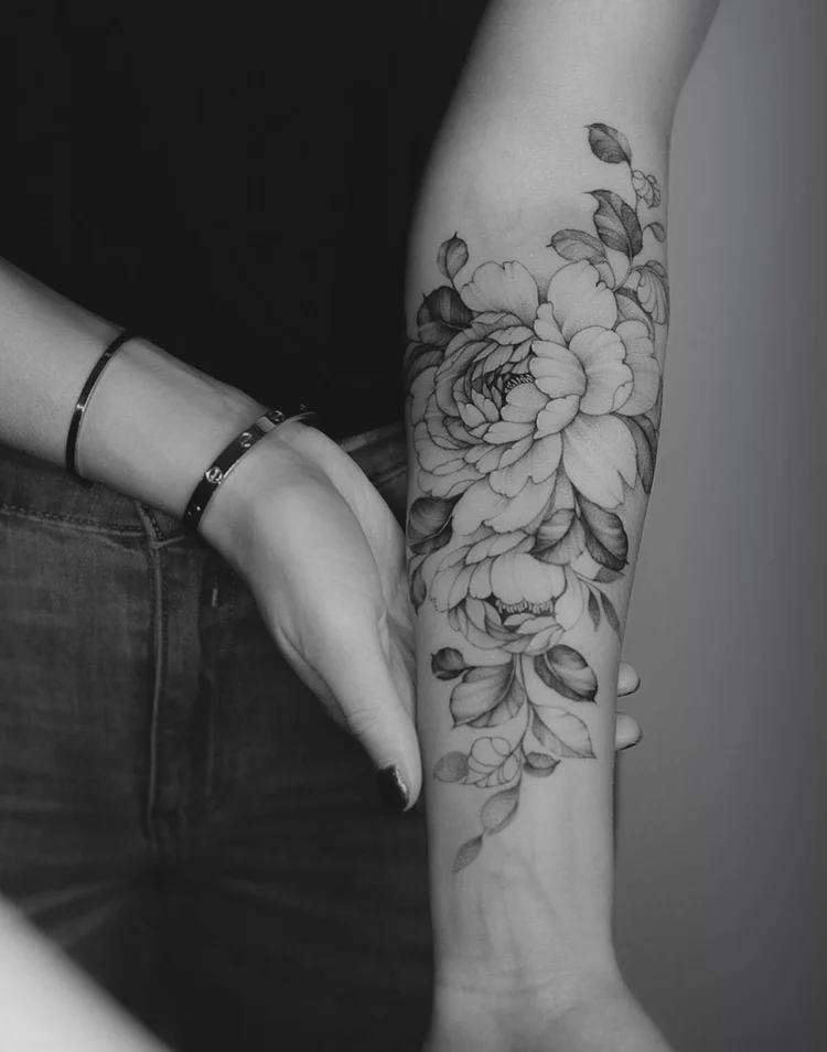 arm — pink ink