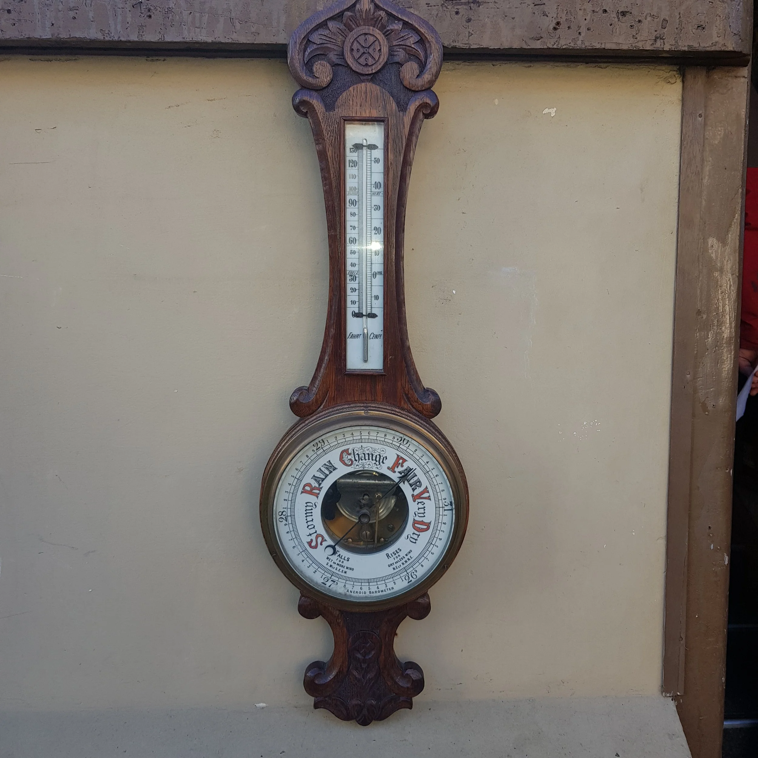 £45 barometer - mechanism faulty - 77 cm long -= no 7 — RG Scott ...