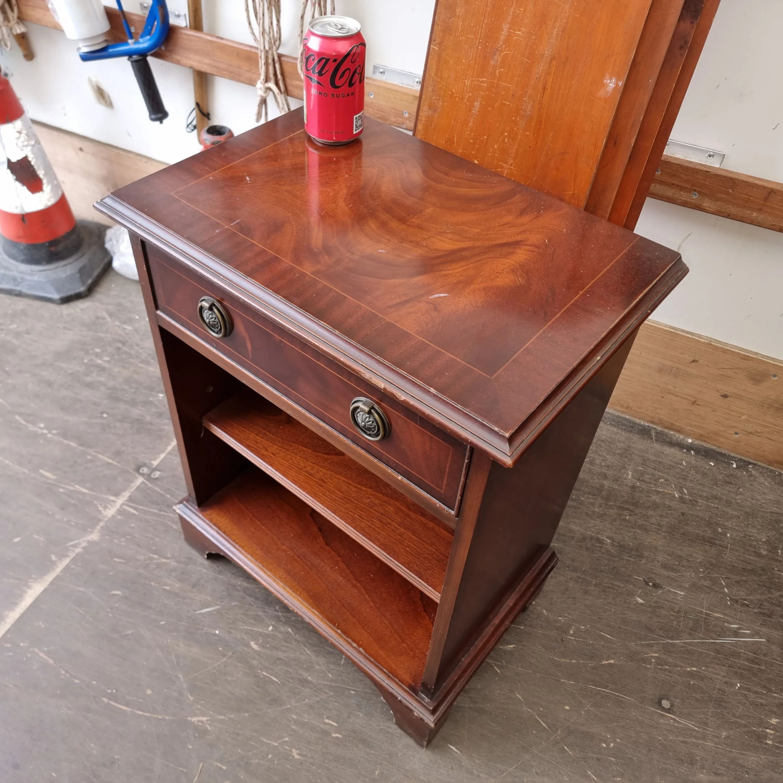 £50 reprodution cabinet with slide - 53cm wide x 33cm deep x 76cm high ...