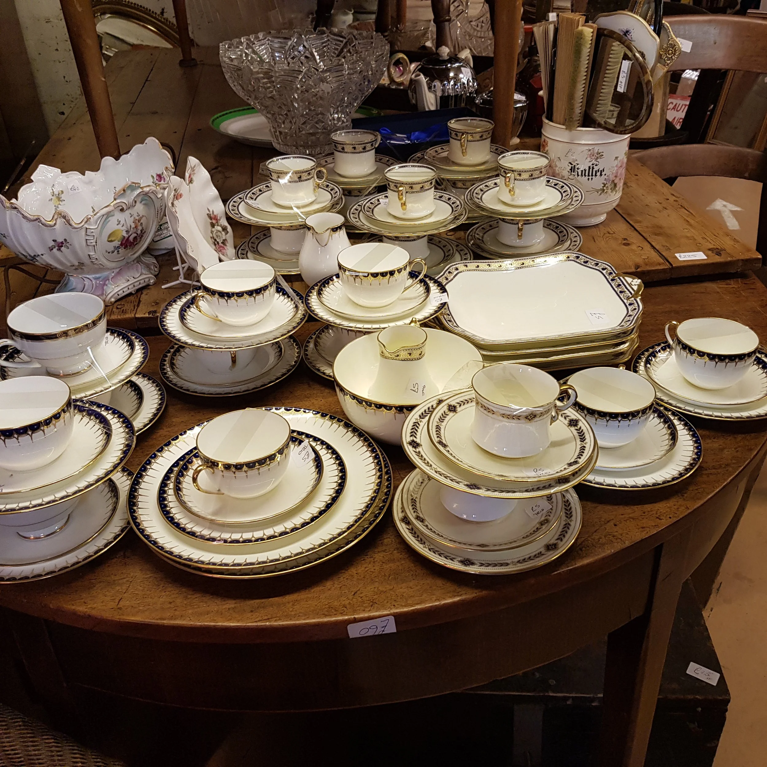£5 each 4 sectional plates — RG Scott Furniture Mart