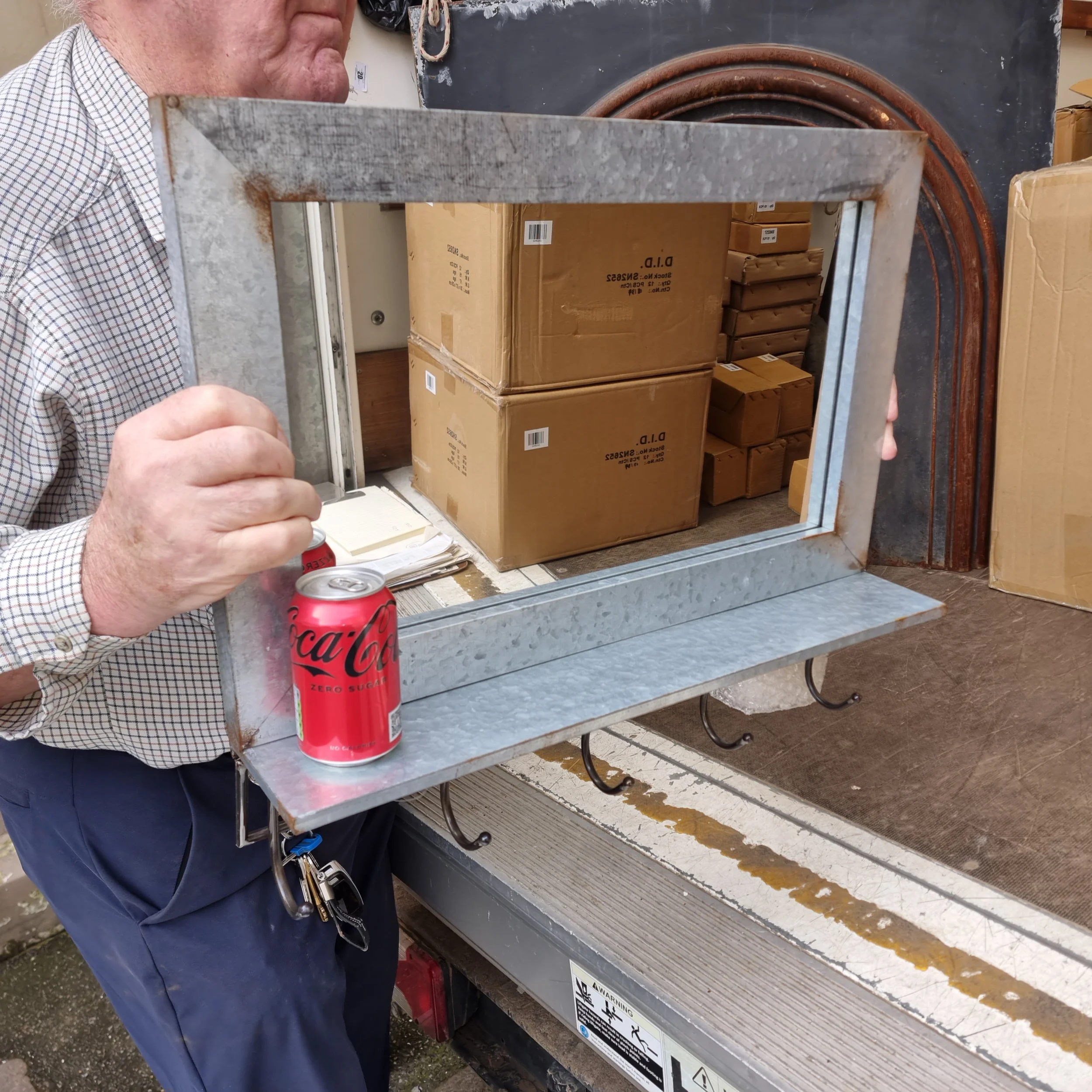 Wooden Chavel Mirror — RG Scott Furniture Mart