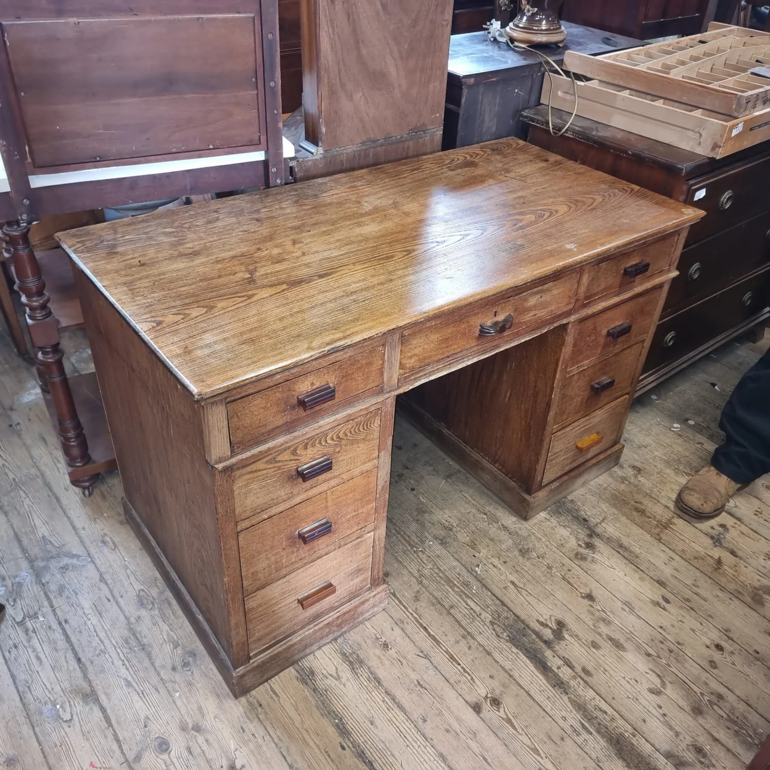 £40 single school desk 63cm wide x 50cm deep x 68cm high — RG Scott ...