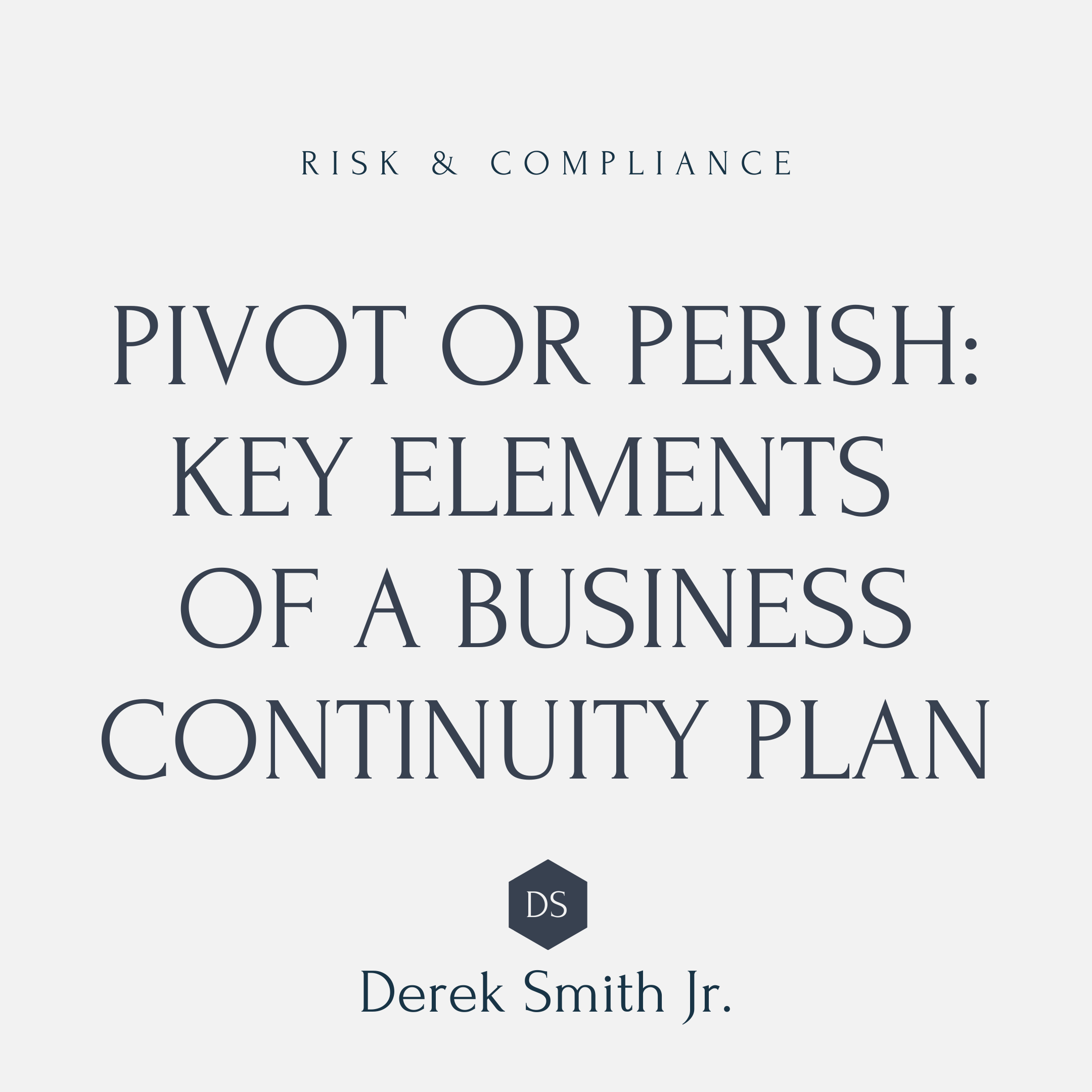 Blog — Derek Smith Jr