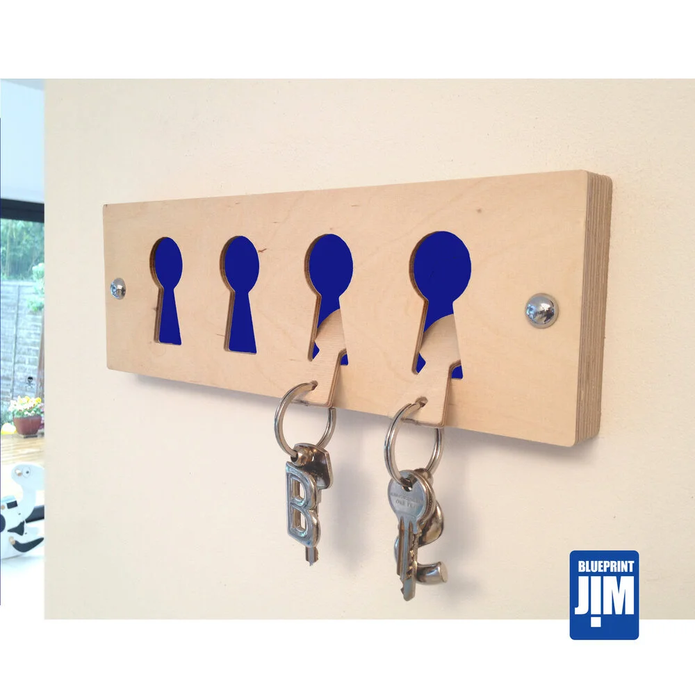 Stainless Steel Key Rack — Blueprintjim