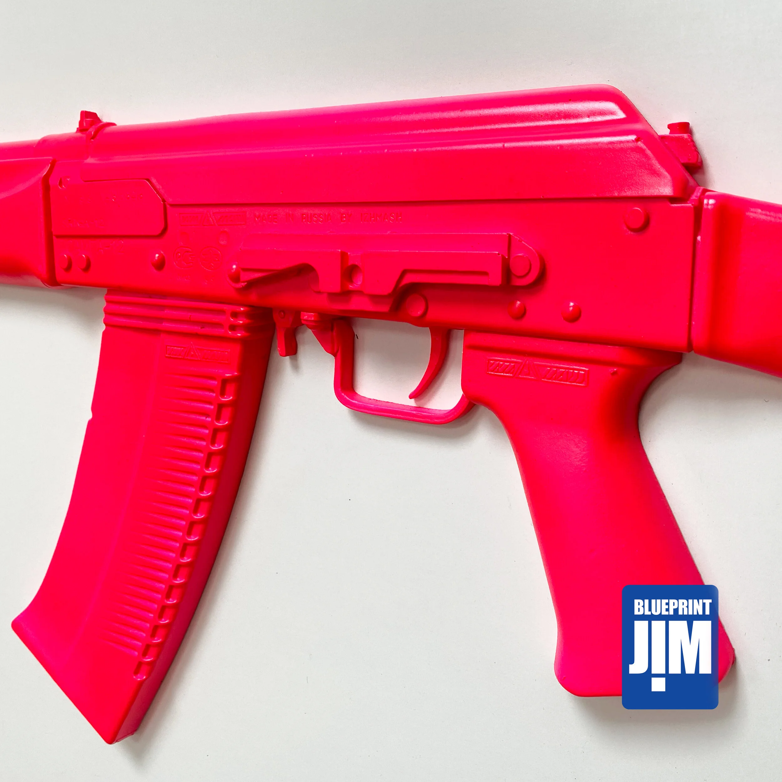 Purple Kalashnikov Wall Art — Blueprintjim