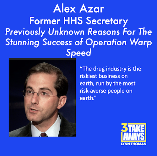 Former Secretary of Health and Human Services Alex Azar Details ...