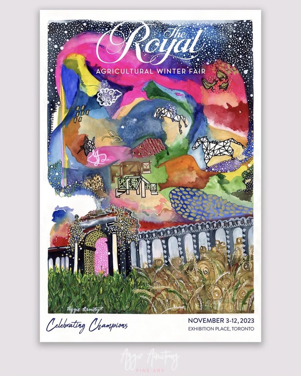 Aggie Armstrong Commissioned for the Royal Winter Fair Poster — ARTWRK/