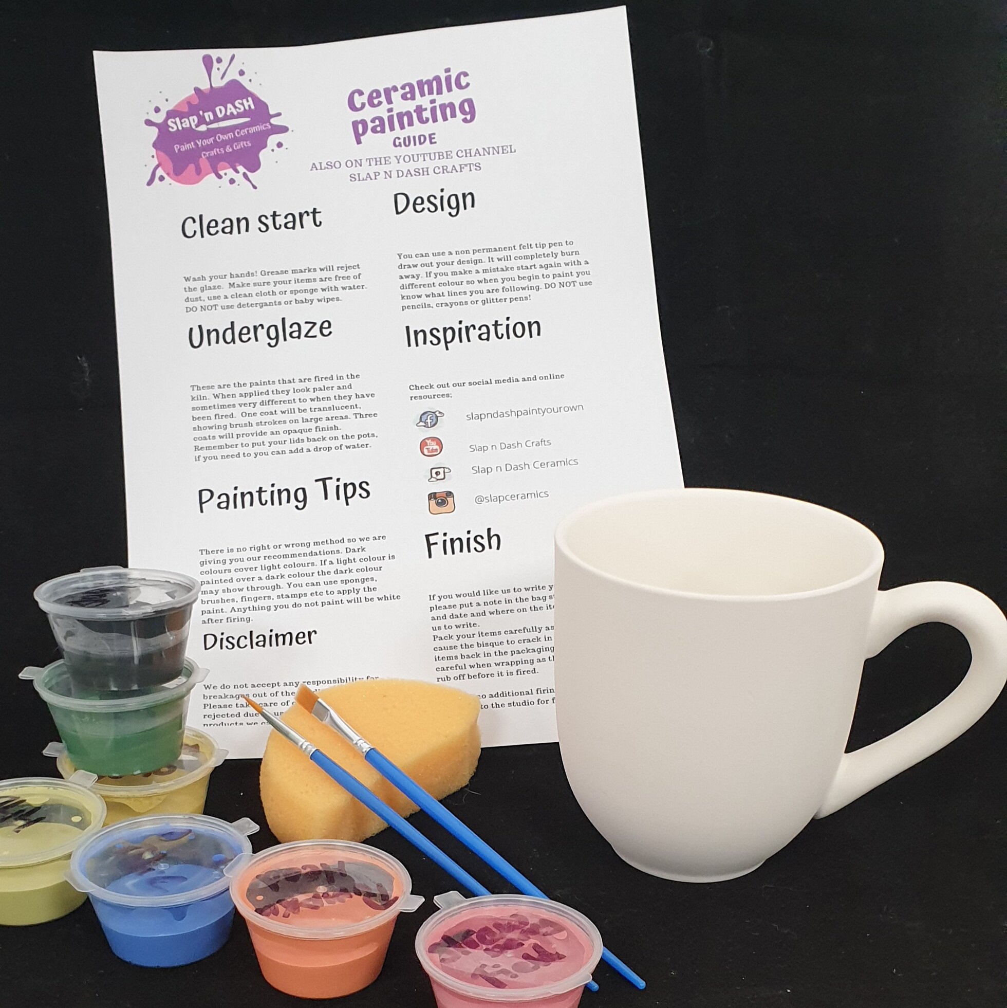 Pottery Painting Kits — SLAP 'N DASH