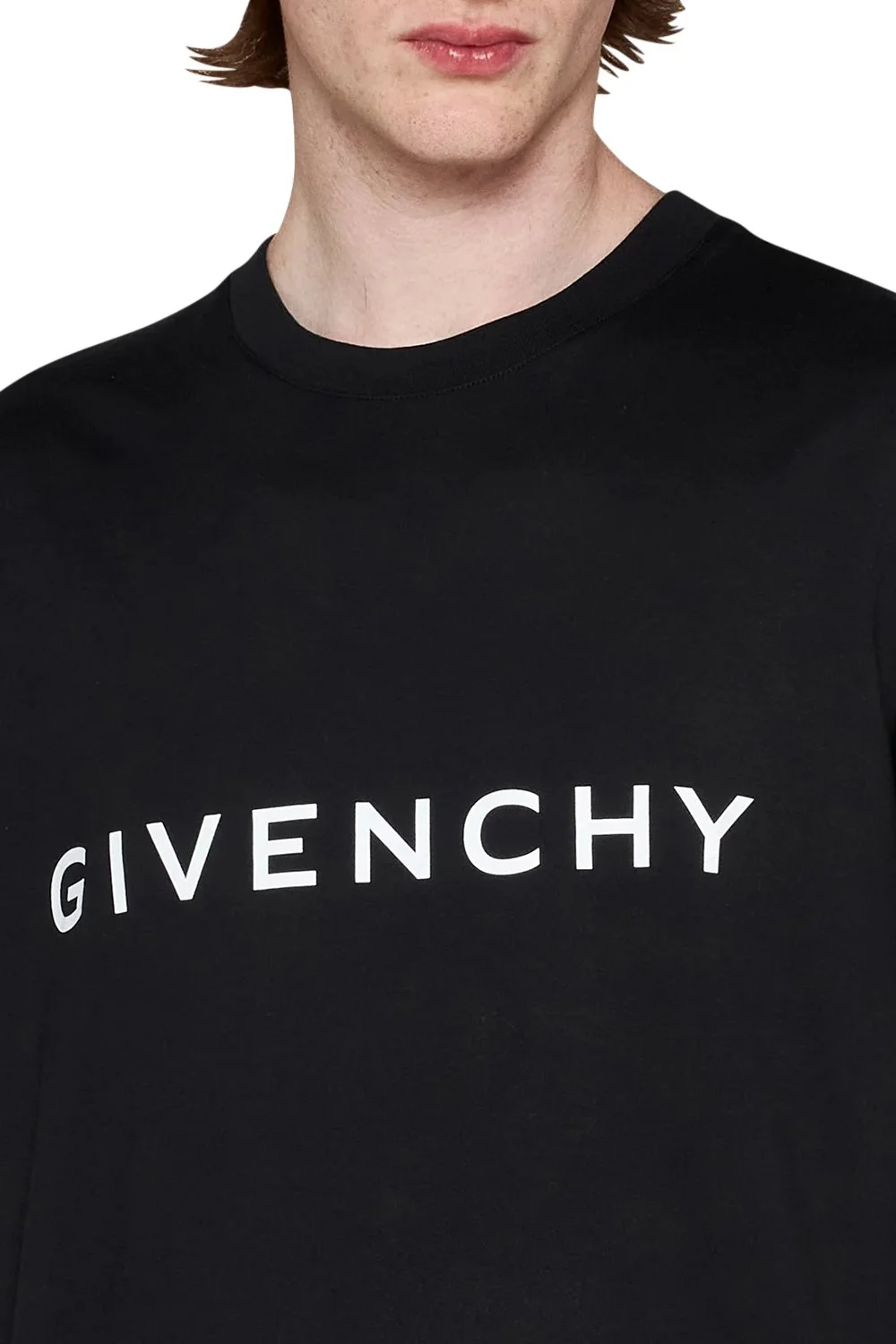 Givenchy Logo Black Givenchy Logo Embroidered T Shirt & Shorts Set In