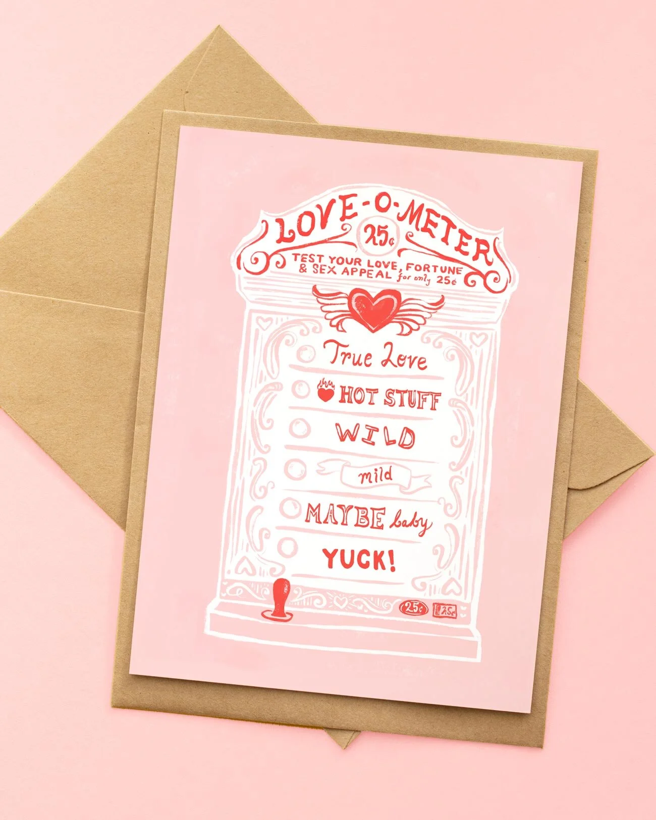 love meter card — Louise Pretzel
