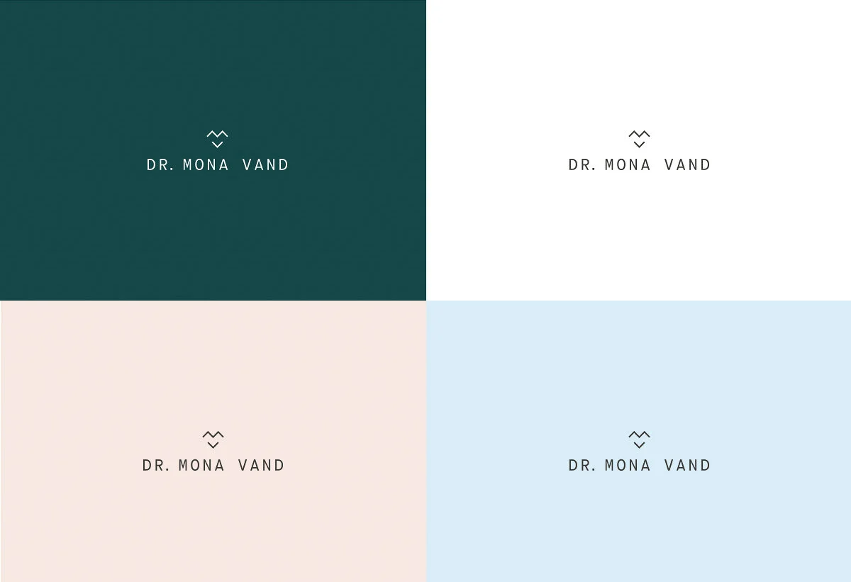 Phil Pallen—Dr. Mona Vand Brand Identity: Modern & Clean Brand Design