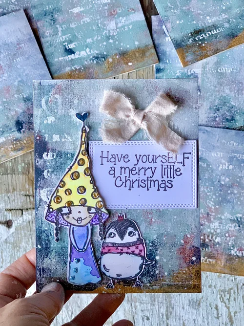 How to make a mixed media card base. — EngelBelle