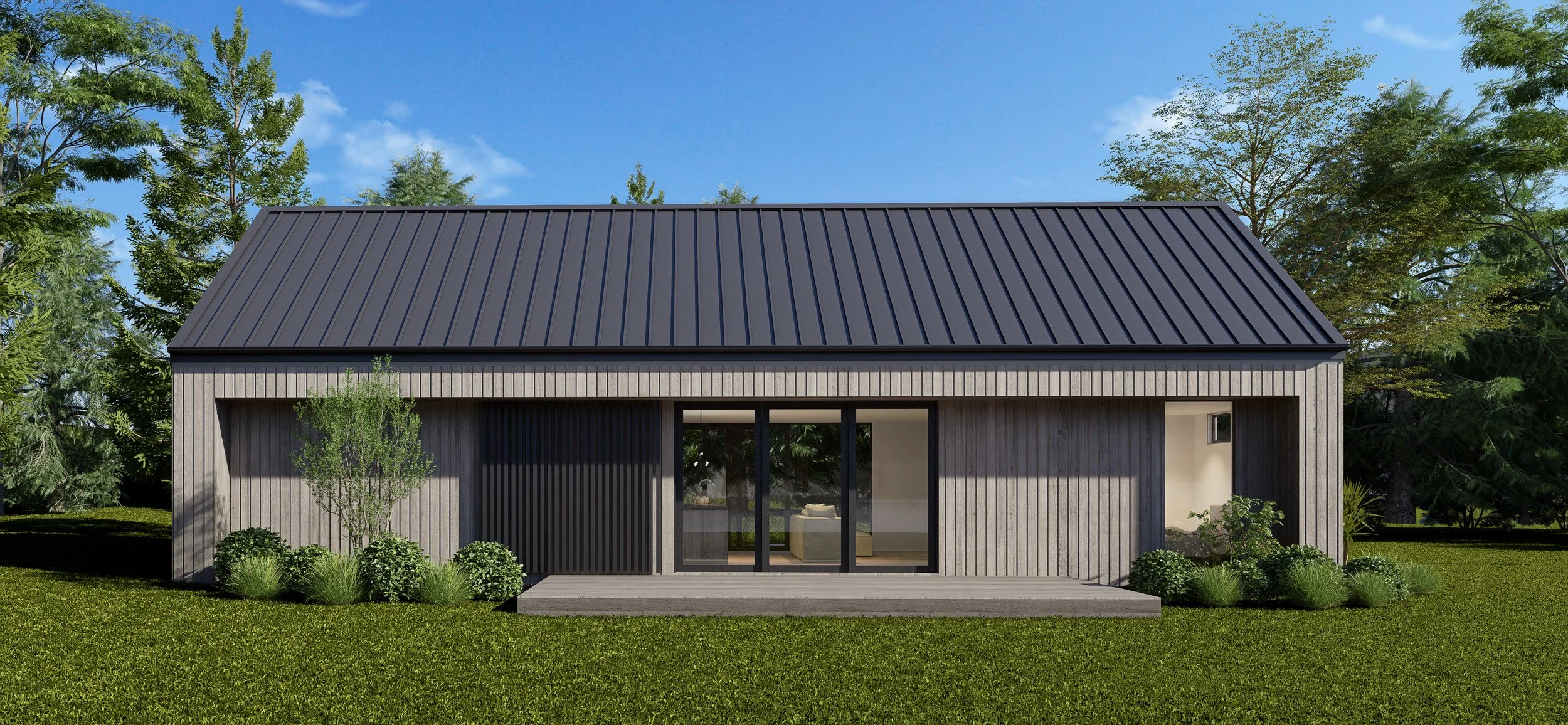 Origin Mini Barn 83m2 | Modular Home | 2 bedroom Home Floor Plan ...