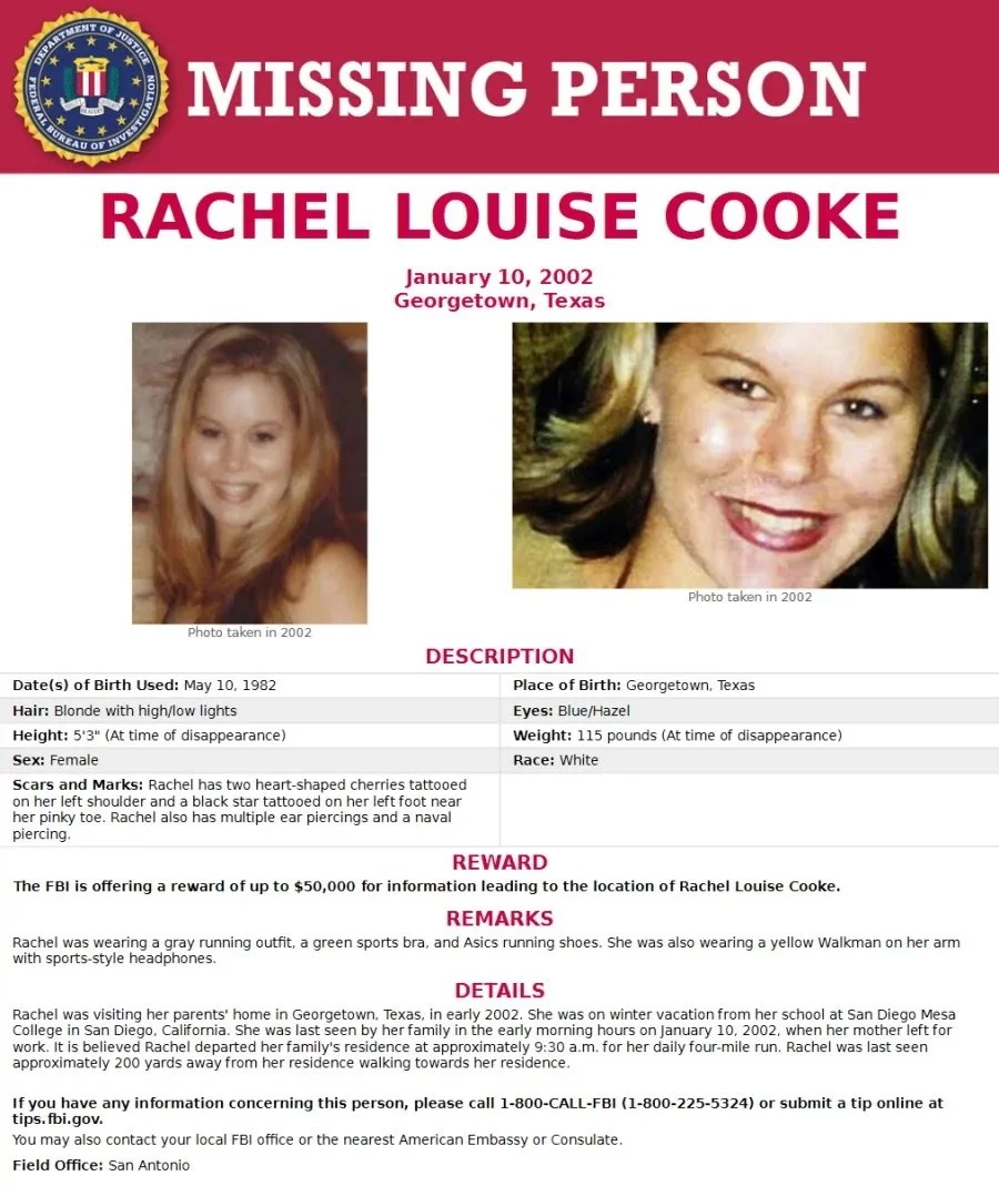MISSING: Rachel Cooke — The Murder Diaries Podcast