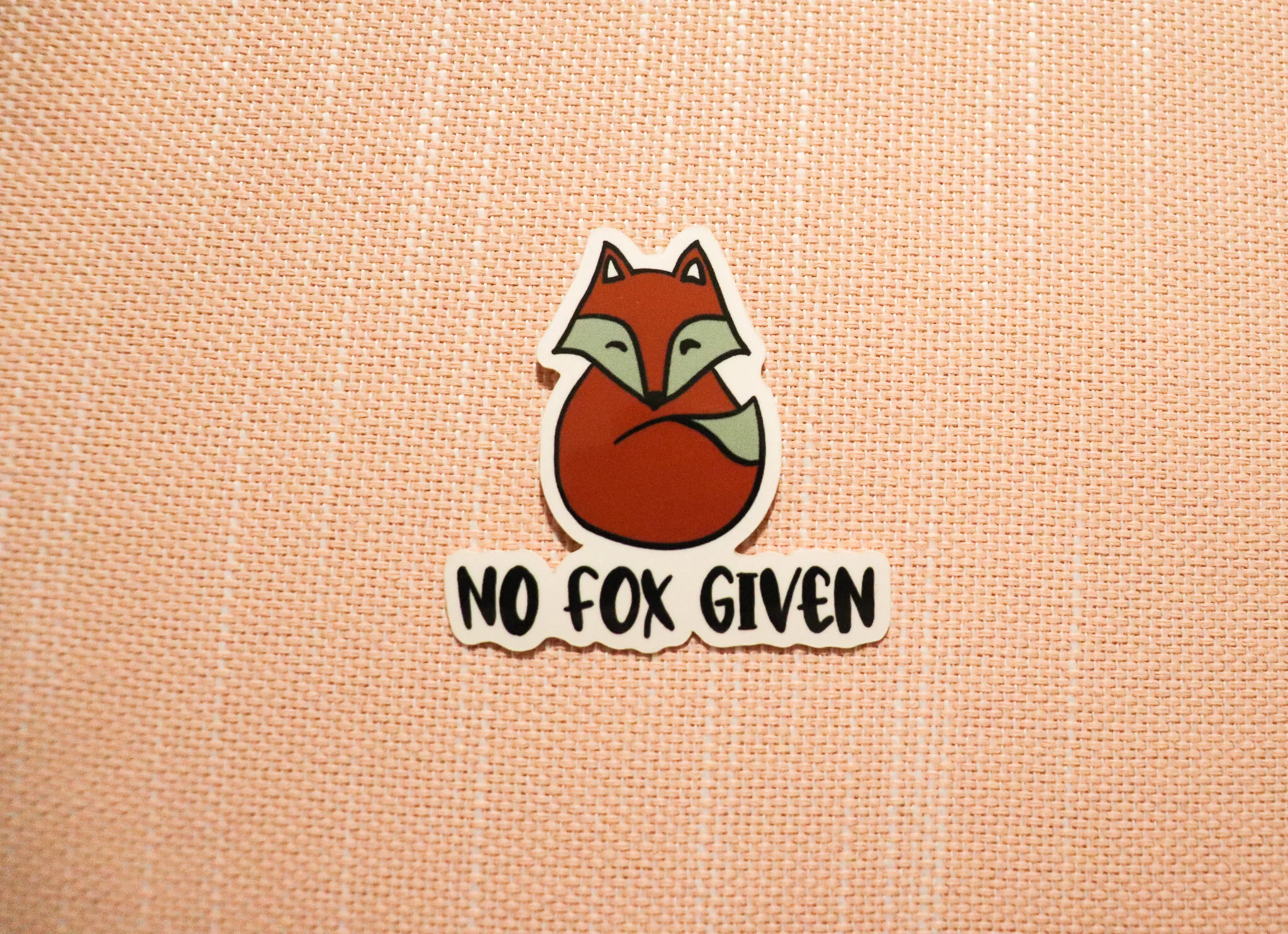 No Fox Given Sticker — Wildflower & Co.