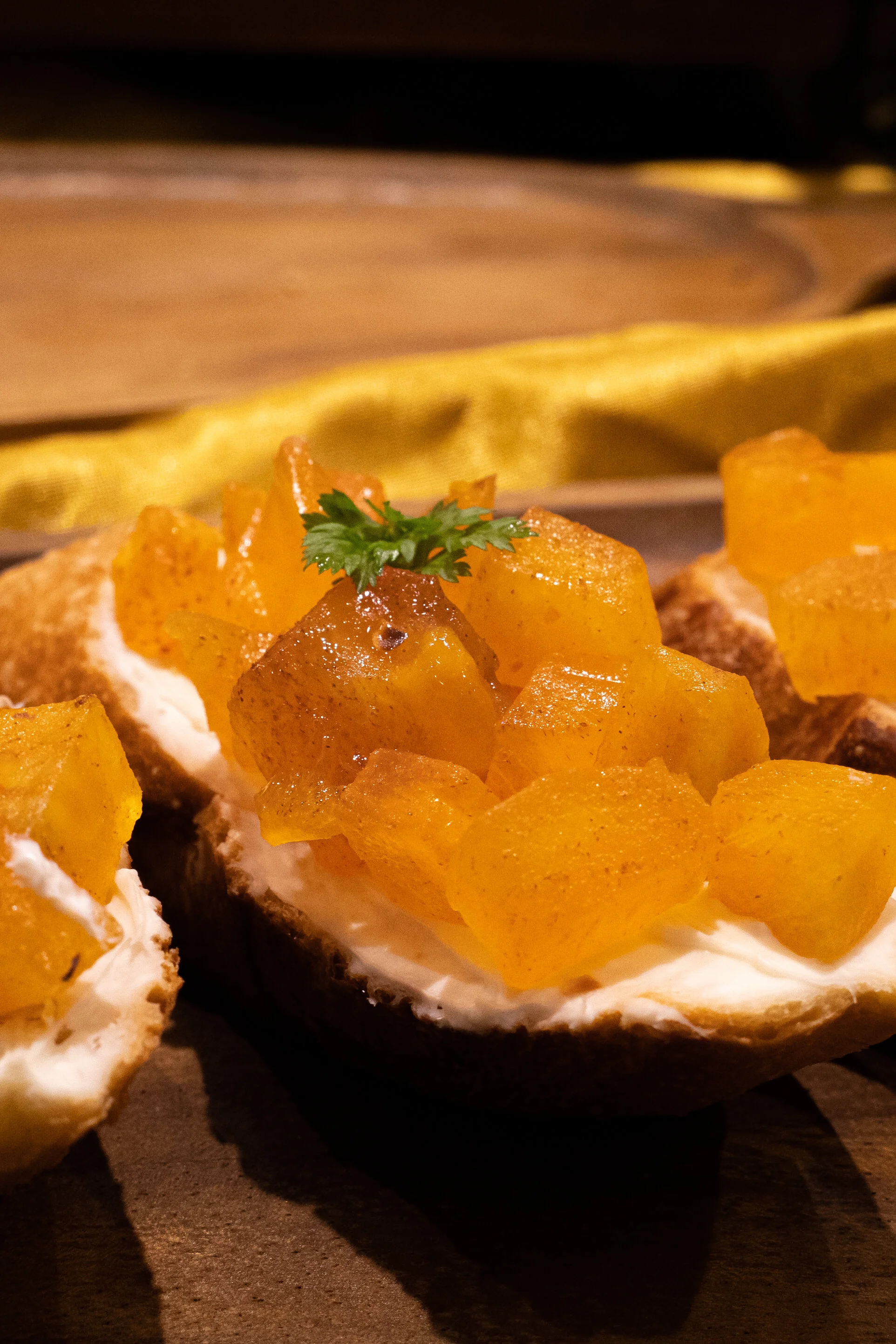A Recipe To Bust Hangovers? Try Japanese Persimmon Bruschetta! — NANI ...