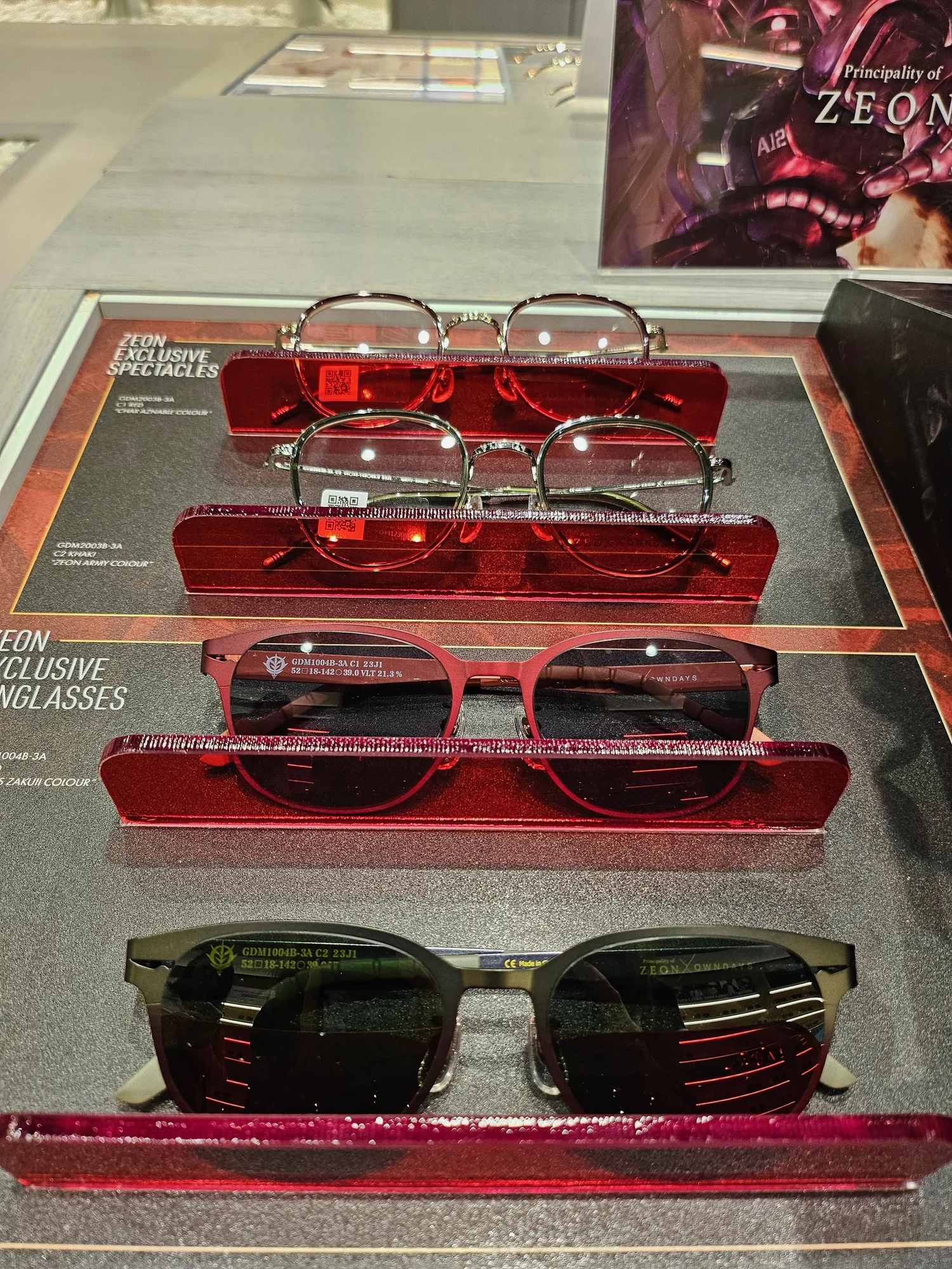 Mobile Suit Gundam Principality Of ZEON X OWNDAYS Unveils Limited-Time Eyewear Collection ...
