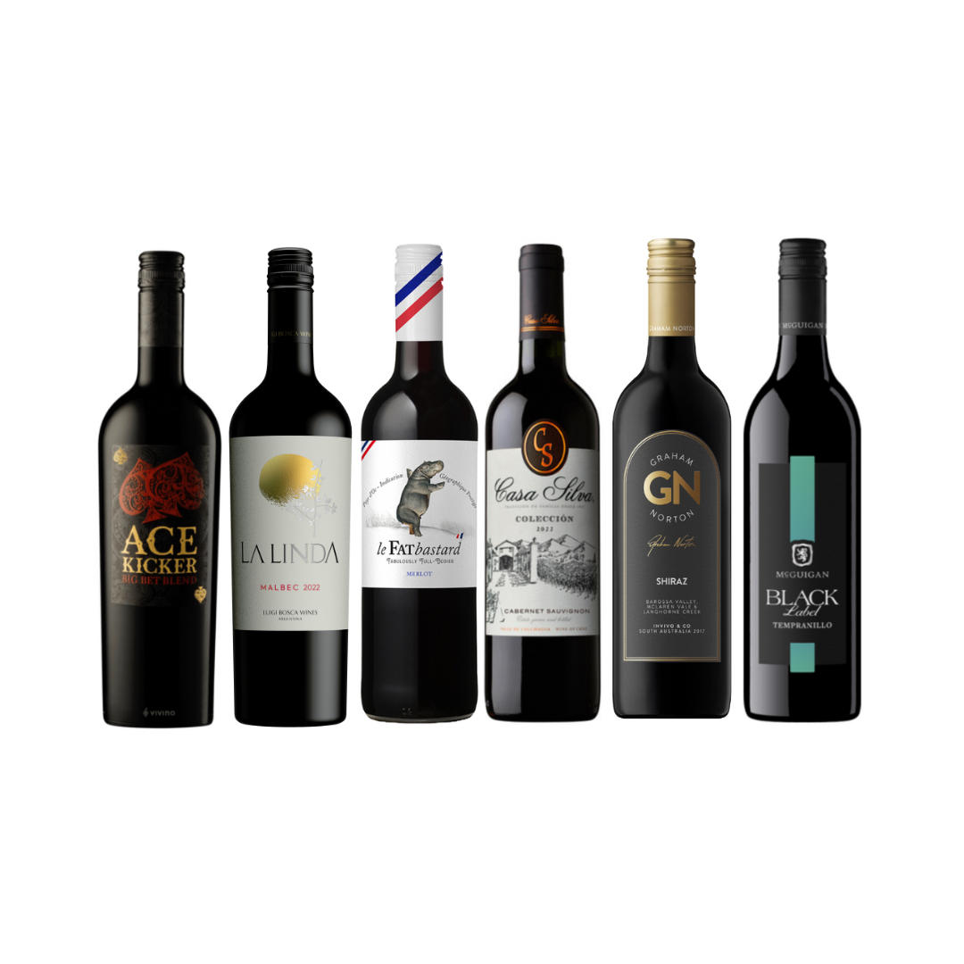 Premium Reds Mixed (Case of 6) — Wines Of The World